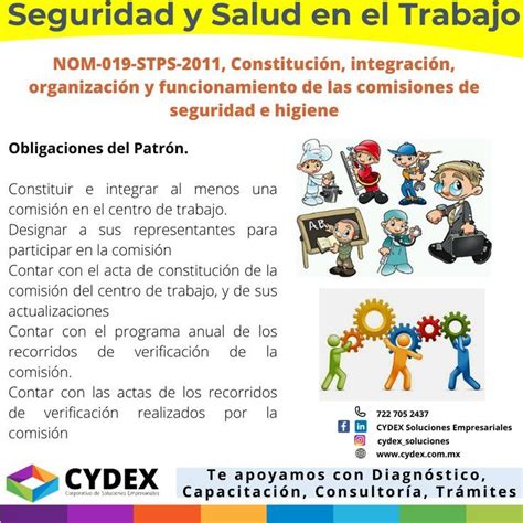 Comisiones De Seguridad E Higiene Obligaciones Del Patron Seguridad