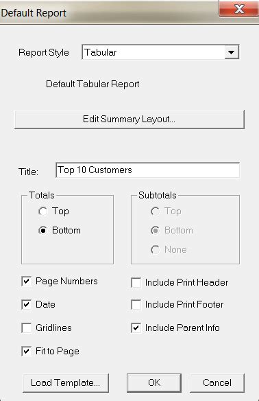 Find Top 10 Report Dynamically