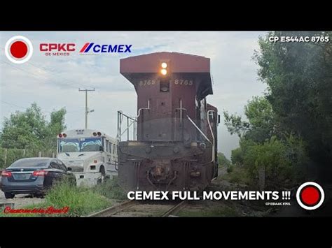 Cemex Full Movements 👷‍♂️ Cp Es44ac 8765 🇨🇦 Youtube