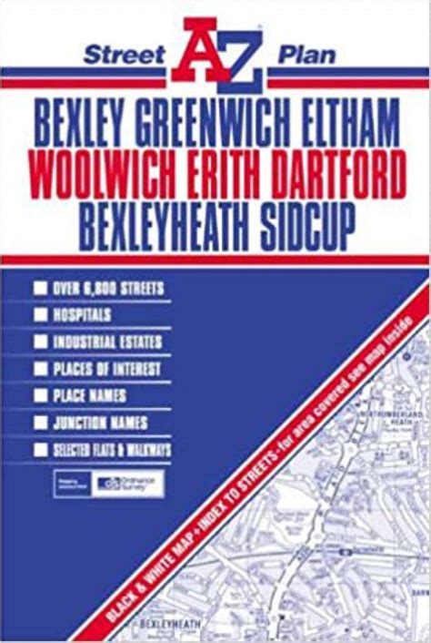 Az Street Plan Bexley Greenwich Eltham Woolwich Erith Dartford