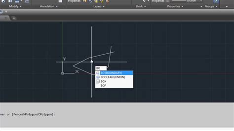 Use Of Region And Boundary Command In Auto Cad 2017 In Urdu Youtube