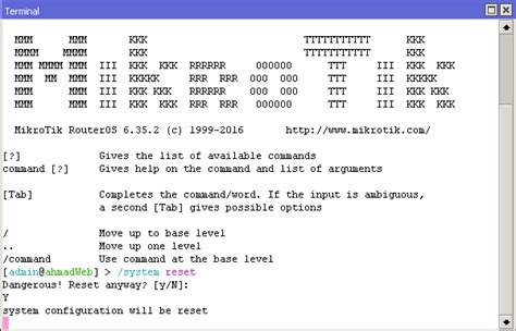 Kumpulan Cara Reset Mikrotik Yang Benar ~ Pt Network Data Sistem