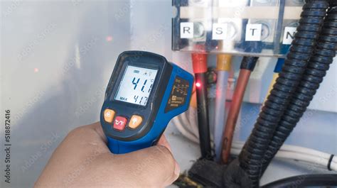 Temperature Measurement On The Main Power Cable Of The Electrical Panel Using A Digital Infrared