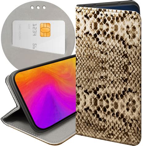 Etui Z Klapk Do Motorola Moto G Play Wzory W Sk Ra W A Snake Futera Motorola Sklep