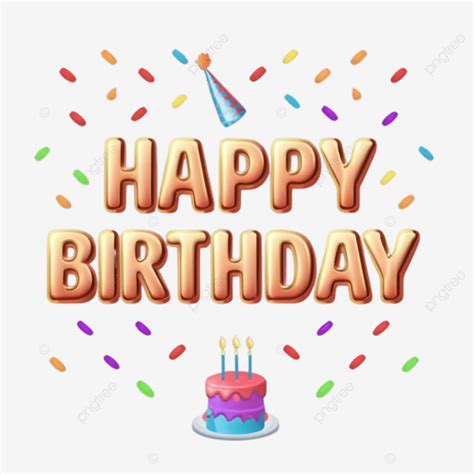 생일 축하 인사 3d 빨간색 그라데이션 텍스트 생일 축하 해요 생일 인사말 생일 Png 일러스트 및 이미지 에 대한 무료