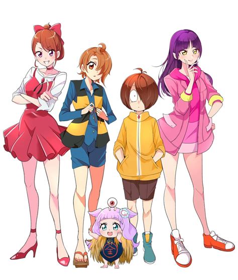 Nekomusume Nekomusume Hijiri Ageha Kitarou Yuunagi Tsubasa And 3 More Precure And 2 More