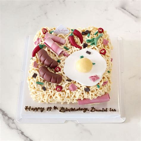 Raman Noodle Birthday Cake The Baking Mama Baked With Love New Gen