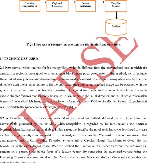 Figure 1 From Iris Recognition Using Discrete Cosine Transform And