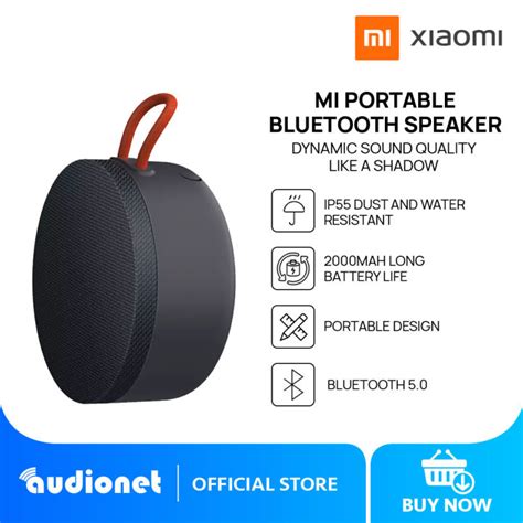Xiaomi Mi Portable Bluetooth Speaker IP Water And Dust Resistant MAh Long Life Battery