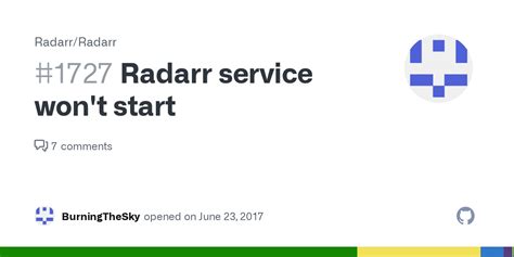 radarr service won t start · issue 1727 · radarr radarr · github