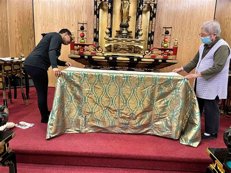Altar Setup For Special Services Pictorial Guide Hanamatsuri The