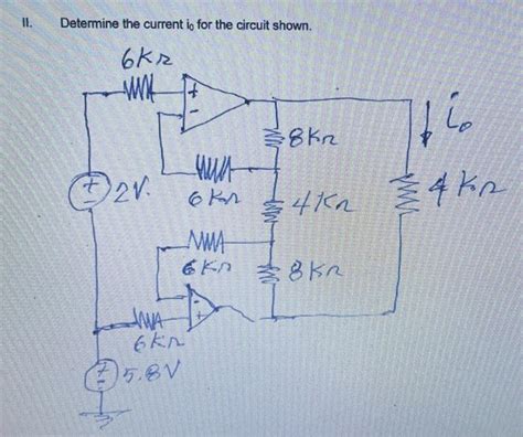 Solved II Determine The Current Io For The Circuit Shown Chegg