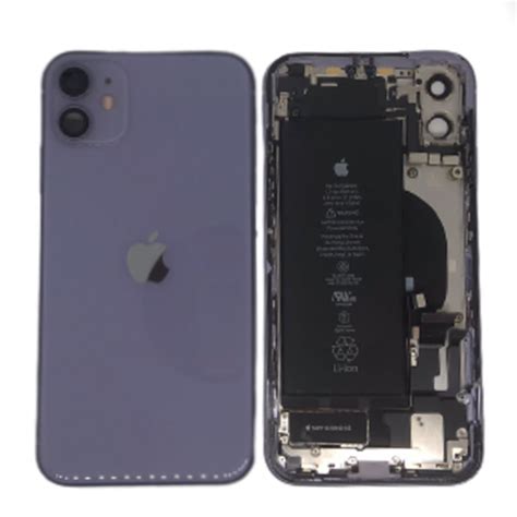 Châssis Complet Iphone 11 Violet Connecteur De Charge Batterie Origine Demonté Grade B