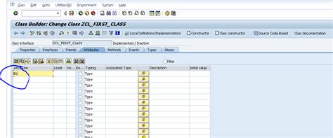 Sap Tech Global Class Creation And Visibility Of The Class Component