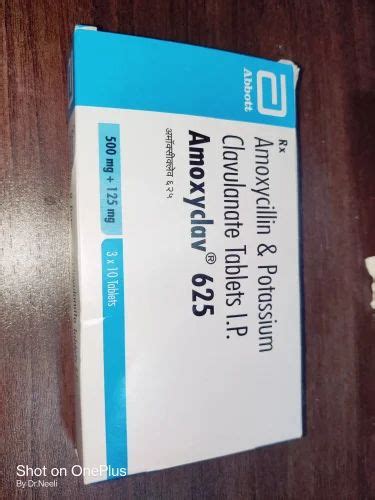 Amoxyclav 625 Abbott At Rs 204 Strip Of 10 Tablets Clavmix In Nagpur Id 2852168610633