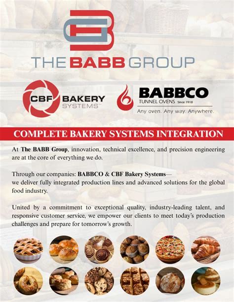 Contact Us Cbf Bakery Systems