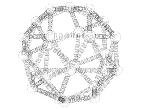 Snub Cube Structures With Atoms 3d Printing Model Threeding