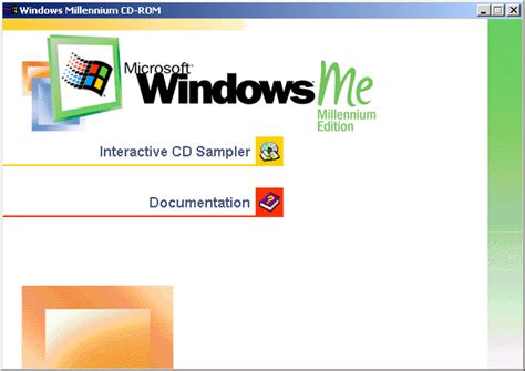 The Windows Me Cd Rom Includes T