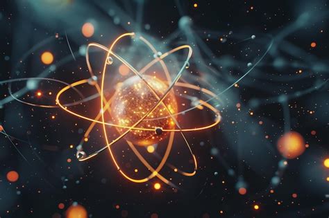 atomic particle generative ai premium ai generated image