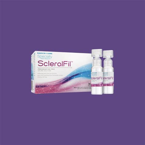 Scleralfil Preservative Free Saline Solution For Scleral Soft And Rigi