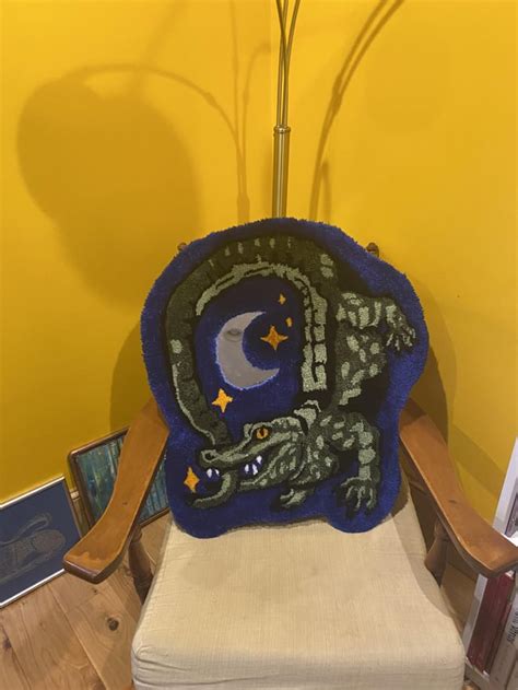 Finished The Gator Ouroboros Mirror ️👼🥲 Some Of The First Carving Ive