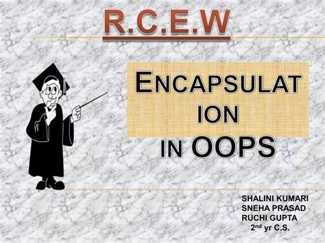 Encapsulation Pptx Programming Languages Computing