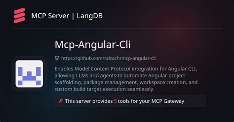 Mcp Angular Cli Langdb