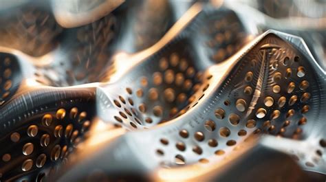 Premium Photo A Macro Shot Of A Metallic Object With Sharp Angular