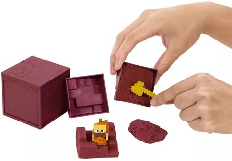 Minecraft Mini Mining Nether Series Pickaxe Mystery Pack Mattel Toys Toywiz