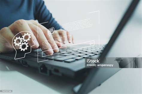 Teknologi Ai Kecerdasan Buatan Chatbot Chat Dan Berbicara Dengan Ai Menggunakan Laptop Untuk