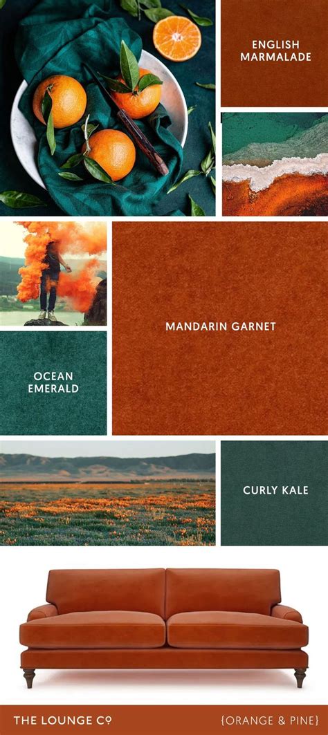 Colour Combinations Orange And Pine Living Room Orange Orange Rooms