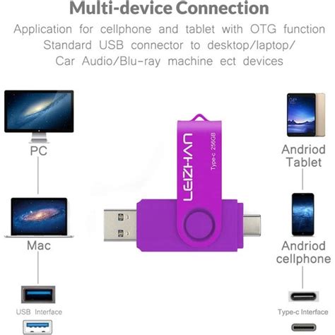 Exotic Home Leızhan Usb Stick Type C Memory Stick 256gb Fiyatı