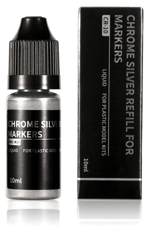 Dspiae Chrome Silver Refill For Markers Cr 10 10ml A Z Toy Hobby