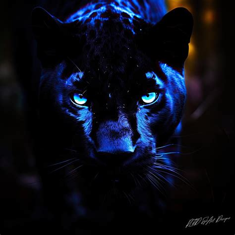 Black Panther Wallpaper With Blue Eyes Galaxy Black Panther By