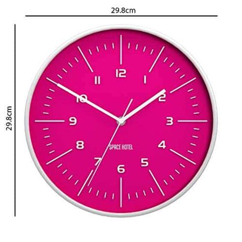 Pink Wall Clocks Uk Large Blush Pink Girl Clock