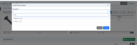 Bug Parameter Template Searchfiltering Not Working · Issue 2414