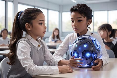 Premium Ai Image Ai Enhanced Emotional Intelligence Nurturing Empathy