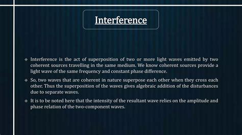 Diffraction Interference Pptx