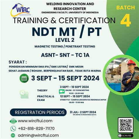 Ndt Level 2 Mtpt Batch 4 Wirc Ftui