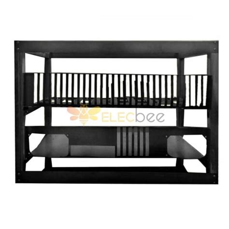 8 Gpu Mining Case Aluminum Open Air Mining Rig Frame Stackable Frame Case For Eth Ethereum