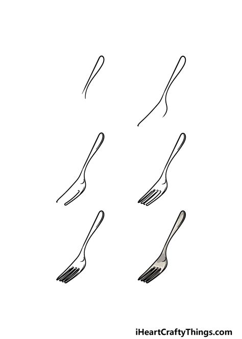How To Draw Fork GerardoAstrid