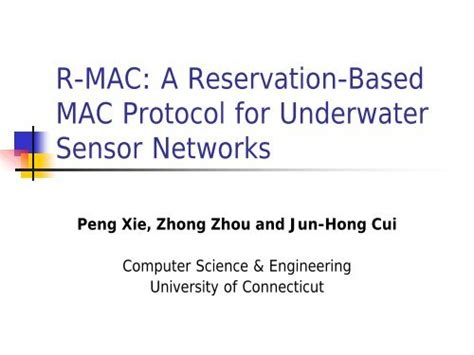 reservation based mac protocol for underwater sensor wuwnet
