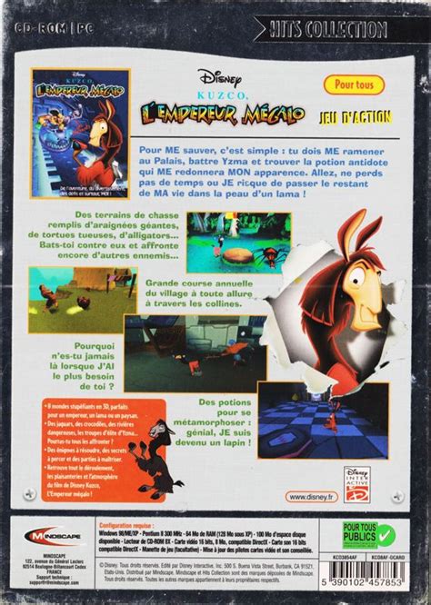 Disneys The Emperors New Groove Cover Or Packaging Material Mobygames