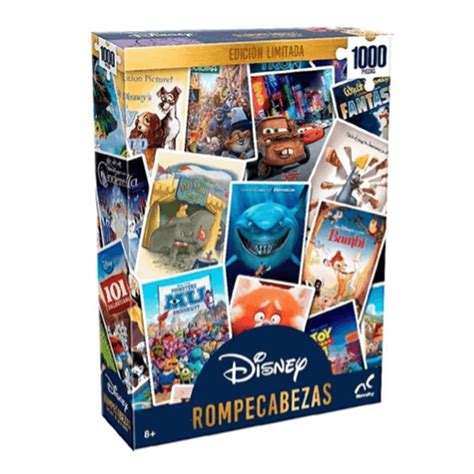 Rompecabezas Disney 1000 Pzs Novelty Bambi Frozen Cars Red