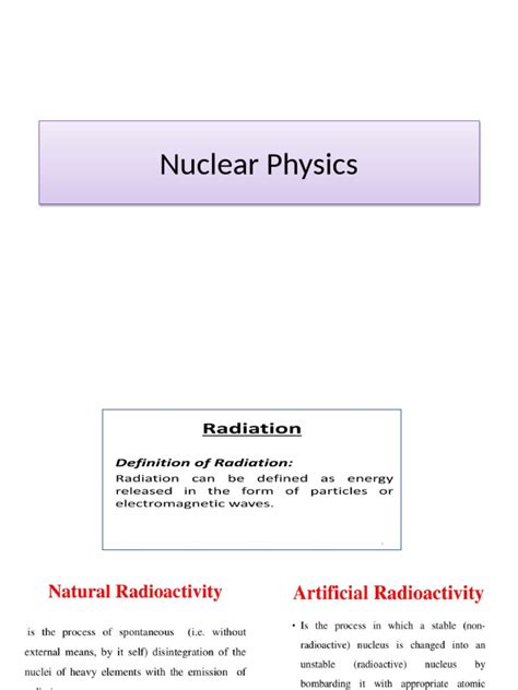 8 Nuclear Physics Phy 111 Pdf