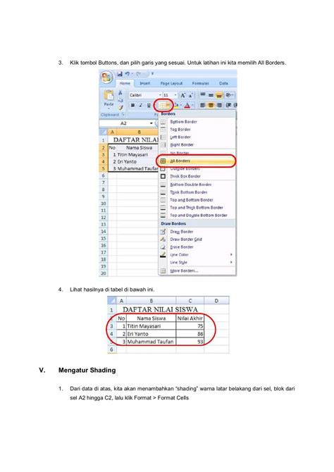 microsoft excel 2007 dhidhin halaman 46 pdf online pubhtml5