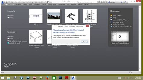 Default Settings In File Locations Tab New To Revit Autodesk Community