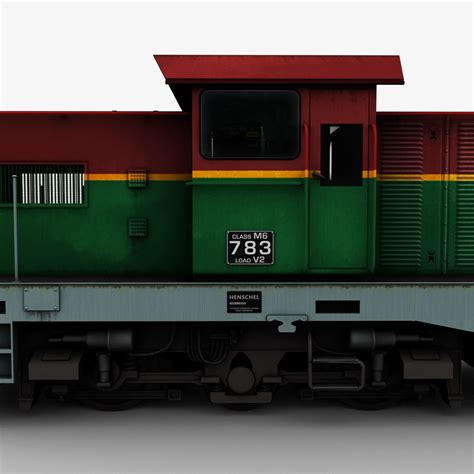 3d Model Class M6 Locomotive