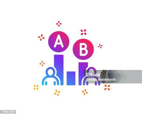 Ab 테스트 아이콘입니다 Ui 테스트 차트 기호입니다 벡터 고급에 대한 스톡 벡터 아트 및 기타 이미지 고급 그래프 디자인 Istock