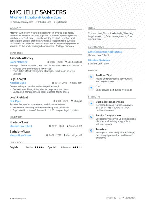 10 Entry Level Attorney Resume Examples And Guide For 2026
